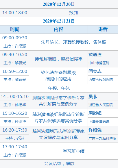 脑脊液与体液细胞学学习班-桂林医学院医学检验学院